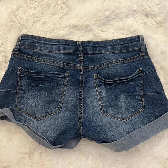 Shorts | Low Rise Denim Shorts Y2k Grunge Alt Emo | Poshmark